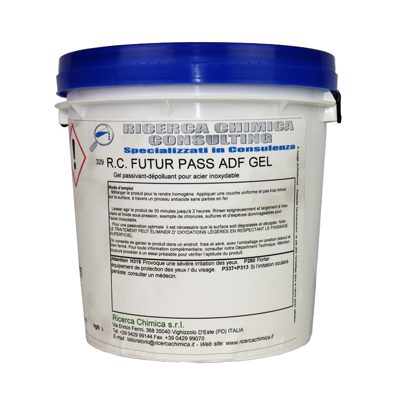 Pâte de passivation INOX Non Toxique "RC FUTUR PASS ADF GEL" | ATSC